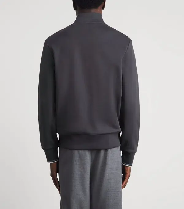 Fred Perry Cotton Half-zip Sweatshirt