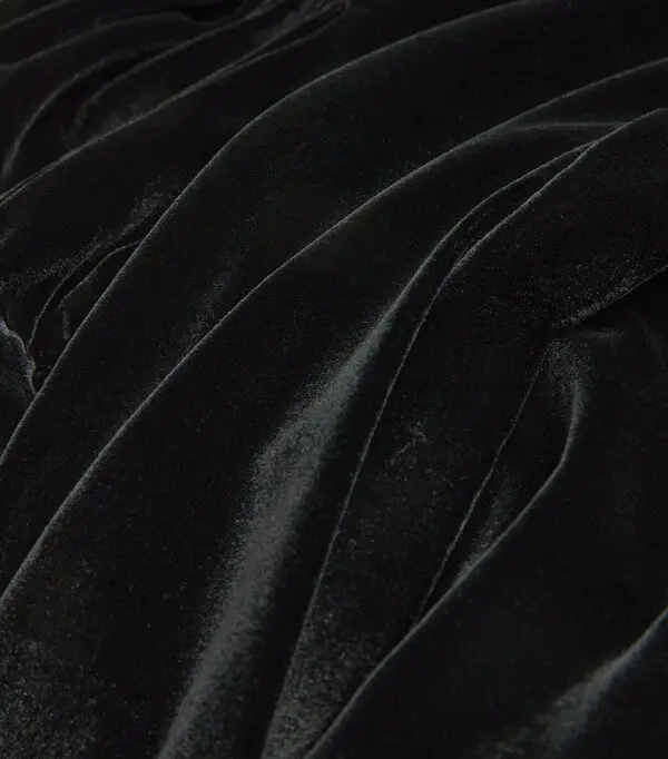 FRAME Velvet Puff-sleeve Gillian Blouse