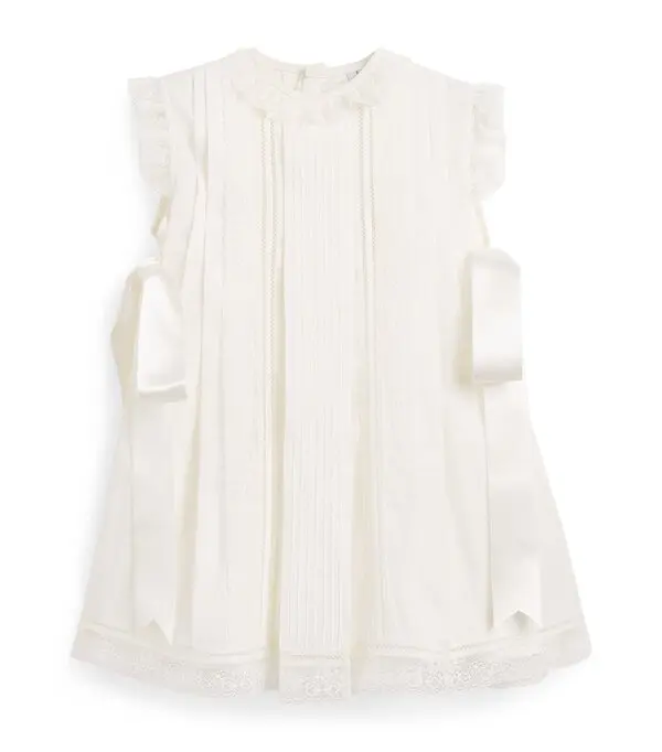 Pepa London Lace-trim Christening Gown - Ivory