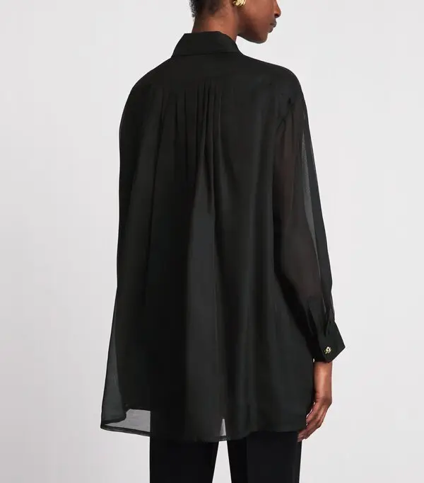 FRAME Silk-cotton Organza Swing Mini Dress
