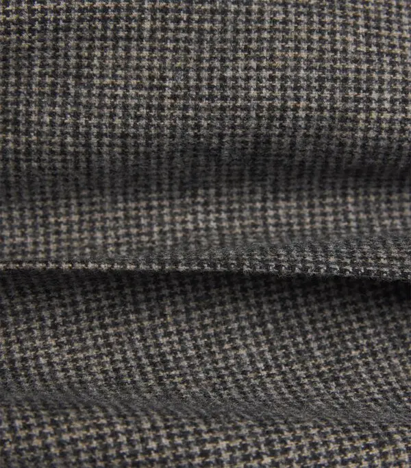 Sandro Houndstooth Wide-leg Trousers