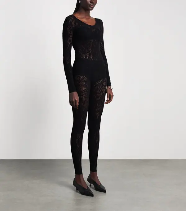 Wolford Net Infinite Rose Jumpsuit