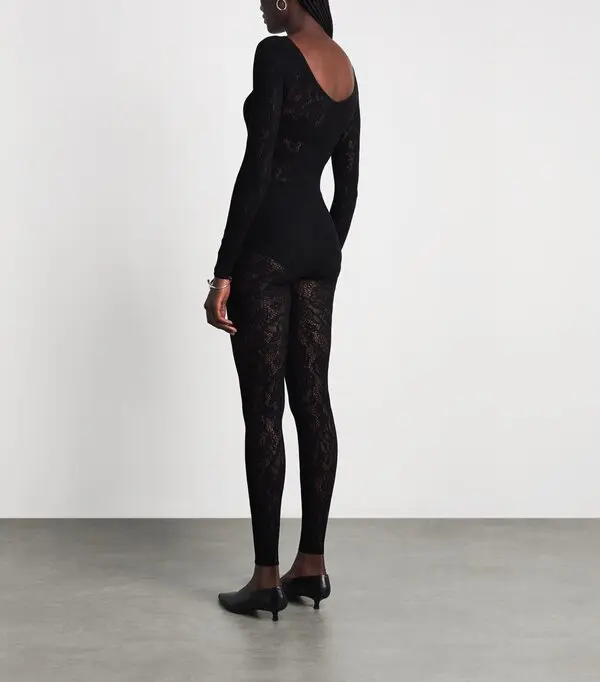 Wolford Net Infinite Rose Jumpsuit