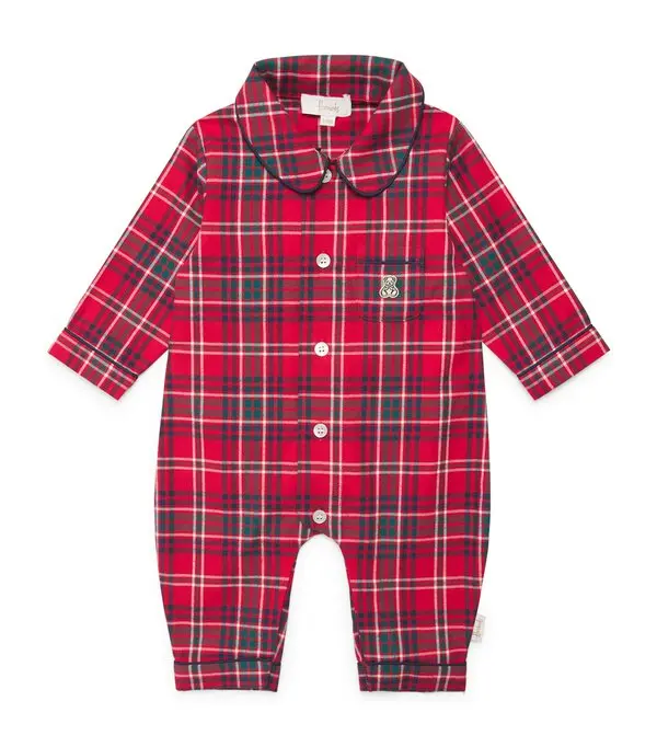 Harrods Tartan Playsuit - Red