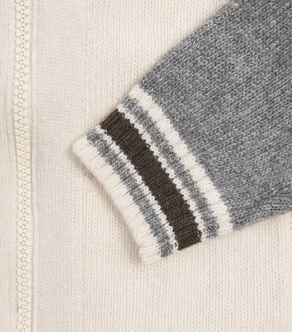 PATACHOU Knitted Zip-up Cardigan