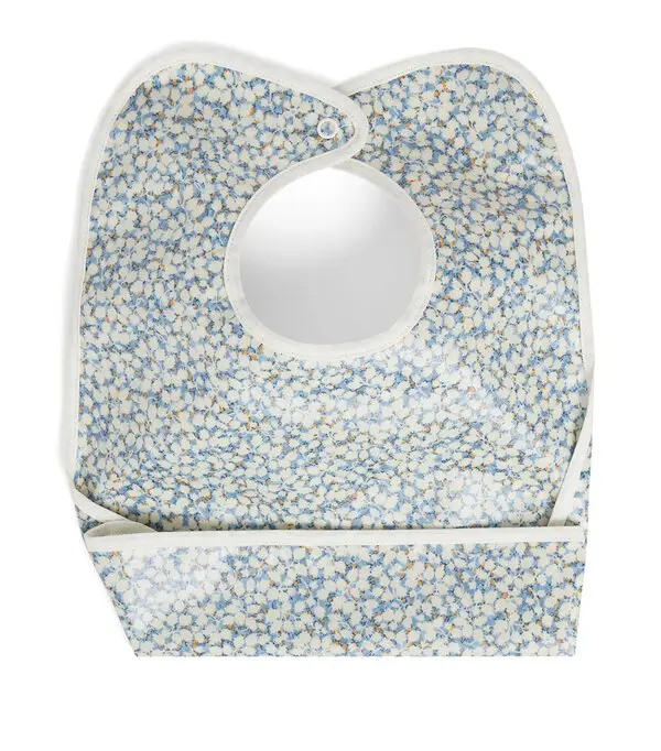 Bonpoint Coated Cotton Floral Print Bib