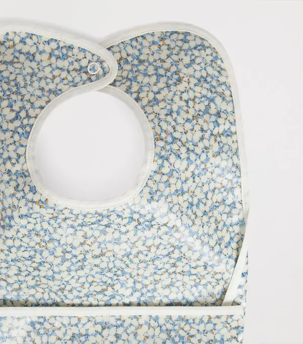 Bonpoint Coated Cotton Floral Print Bib