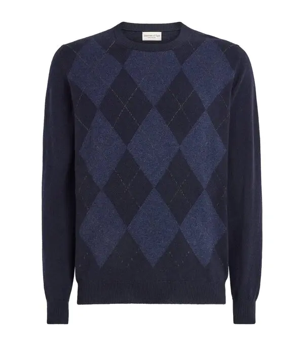 Johnstons Of Elgin Cashmere Argyll Sweater