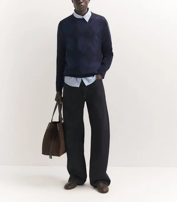 Johnstons Of Elgin Cashmere Argyll Sweater