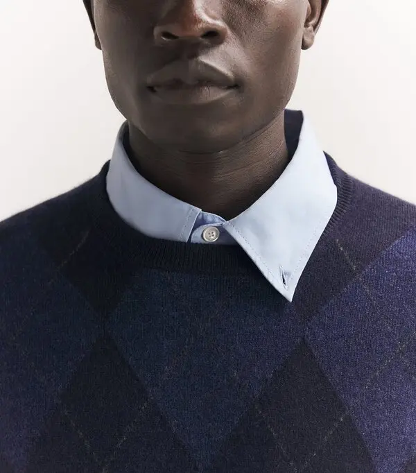 Johnstons Of Elgin Cashmere Argyll Sweater