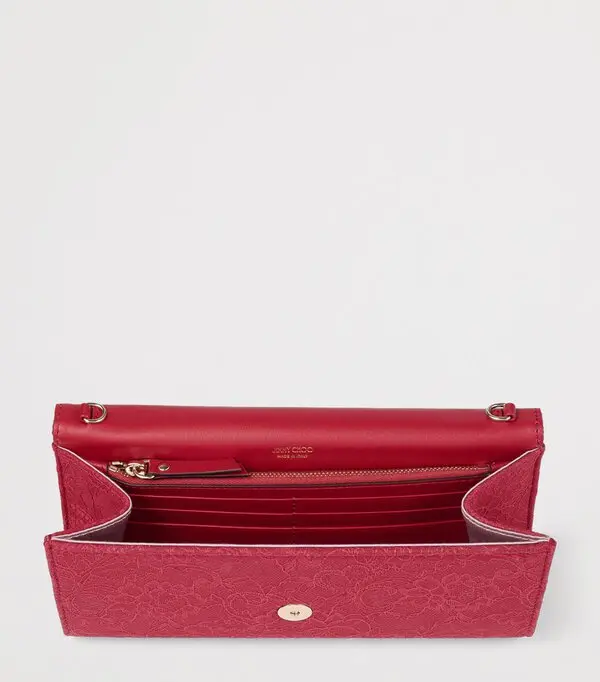 JIMMY CHOO Lace Emmie Clutch Bag