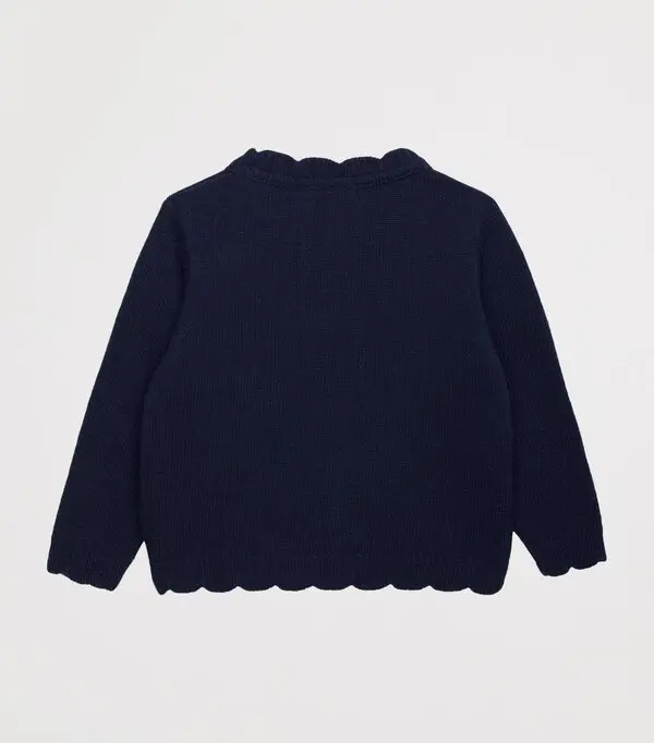 Trotters Knitted Scottie Cardigan