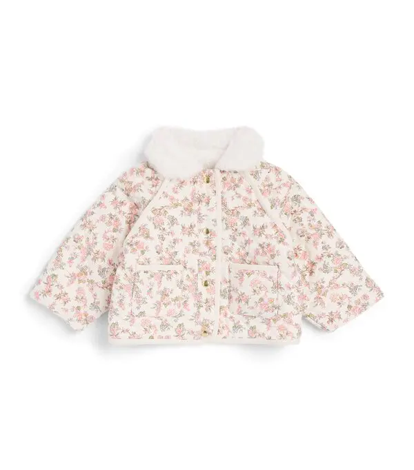 LOUISE MISHA Cotton Reversible Jasmina Coat - Ivory