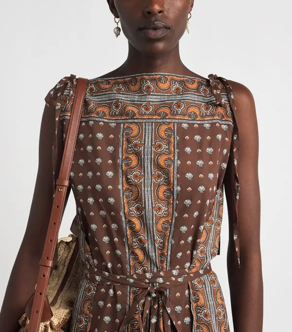 DÔEN Organic Cotton Amarante Midi Dress