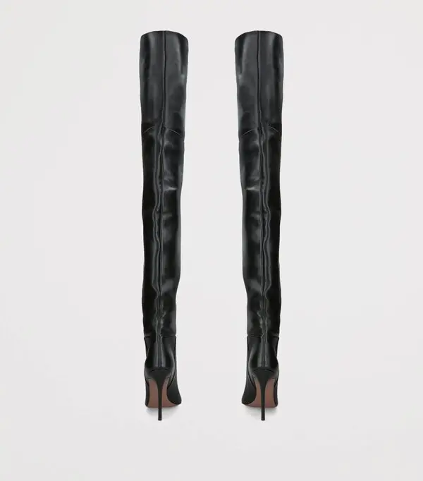 Paris Texas Leather Vera Over-the-knee Boots 105