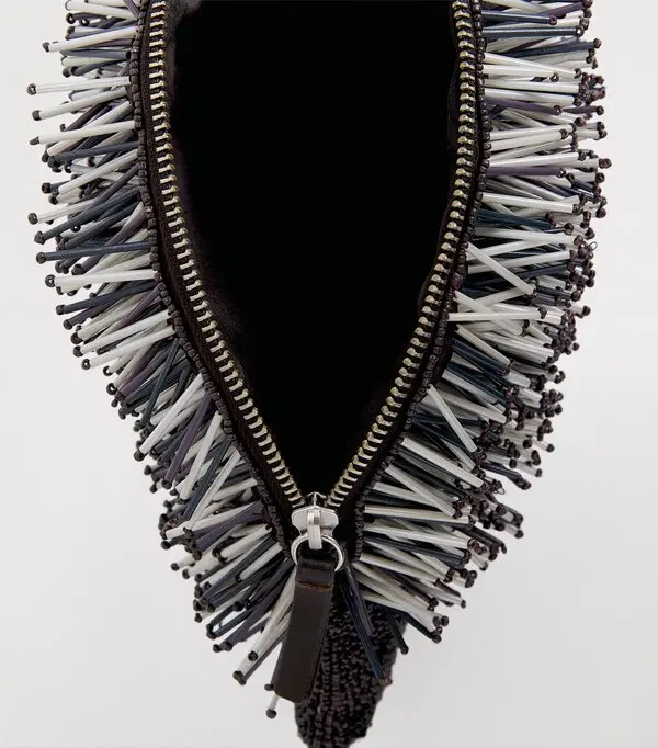 Staud Fringed Porcupine Clutch Bag
