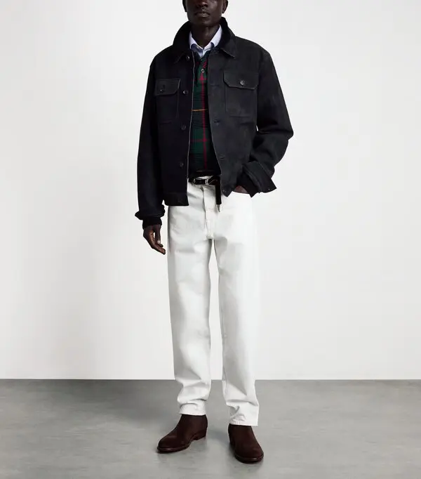 Polo Ralph Lauren Lamb Suede Overshirt
