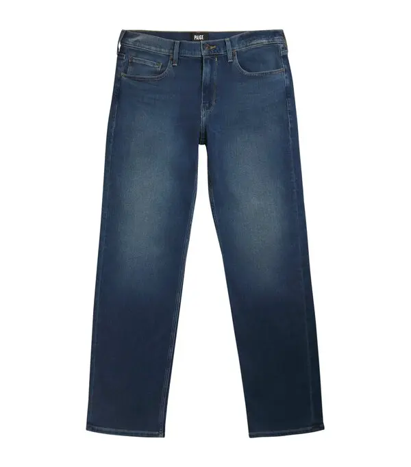 Paige Doheny Relaxed Straight Jeans - Blue