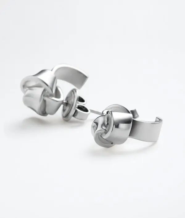 Bottega Veneta Soft Knot Large Earrings