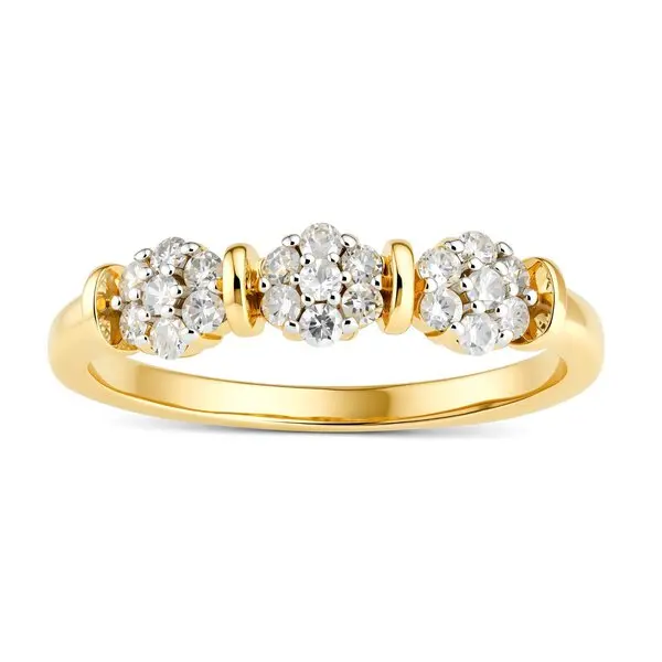 KYLIE HARPER Diamond Floral Ring 1/3 Tdw