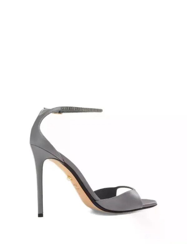 ALEVI MILANO Bar 110 Crystal-embellished Satin Sandals