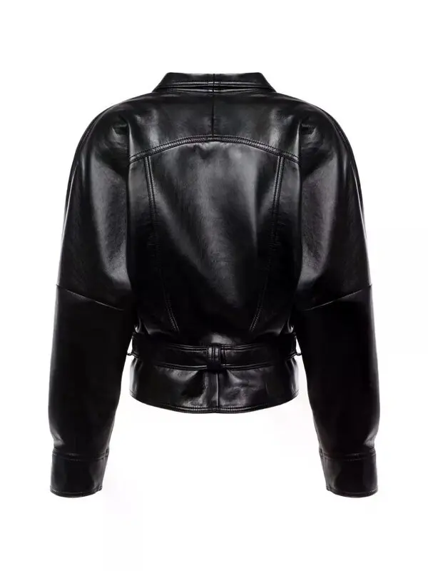 NINEMINUTES Shawl-lapel Pleated Jacket