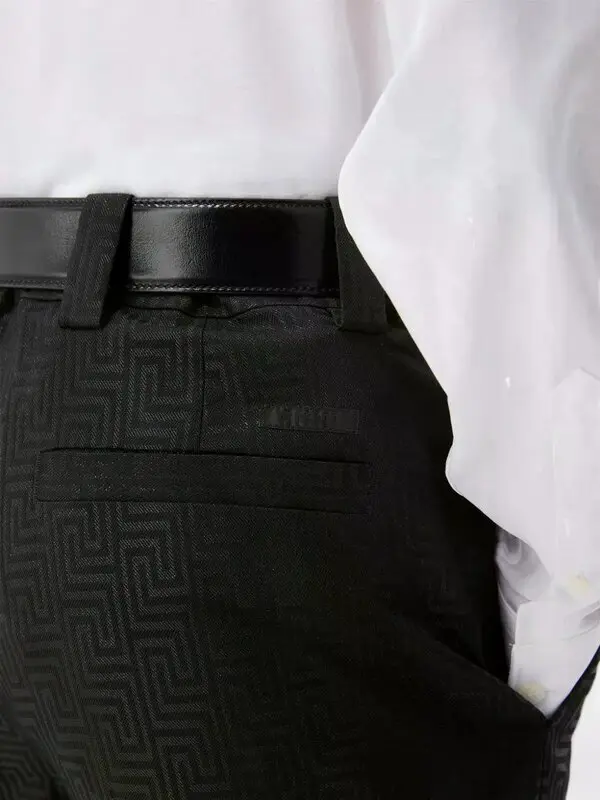 Versace Greca Jacquard Trousers