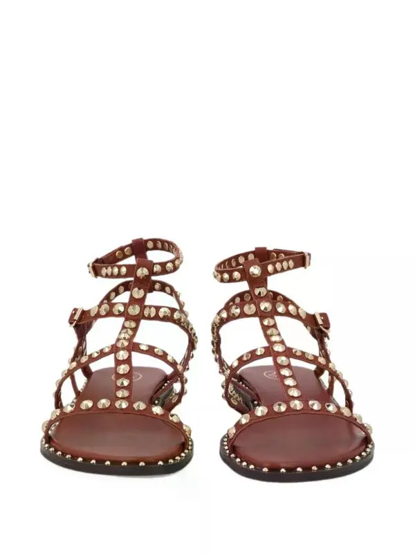 Ash Cage-design Studded Sandals
