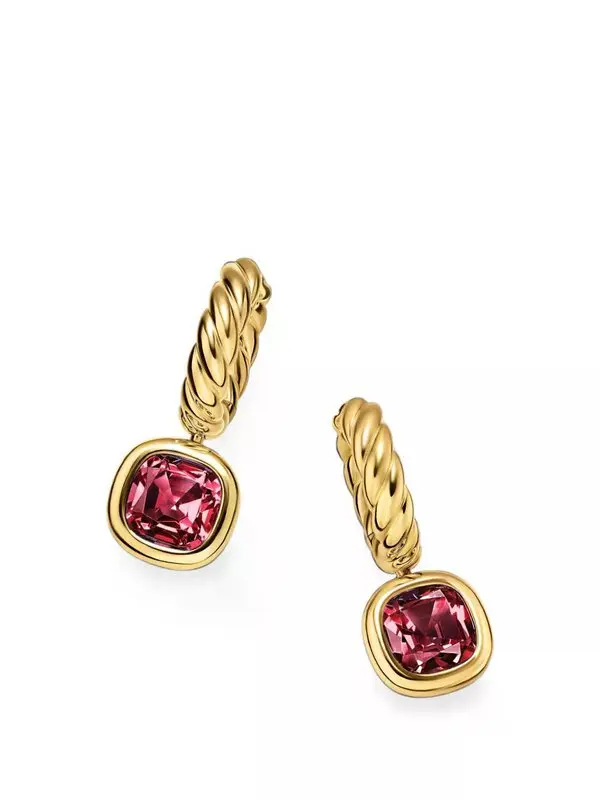 David Yurman Dy Mercer® Rhodolite Drop Earrings