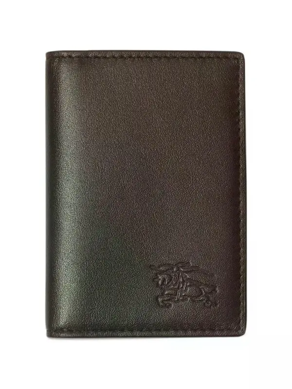 Burberry Pop Check Folding Card Case - Brown