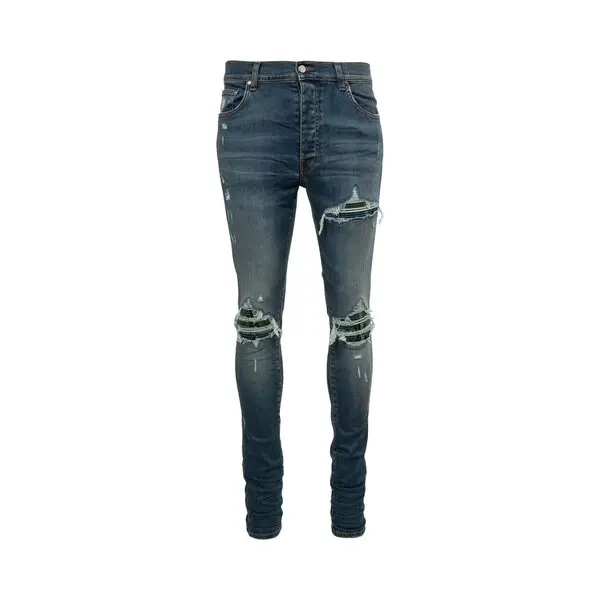 Amiri Mx1 Plaid 'crafted Indigo