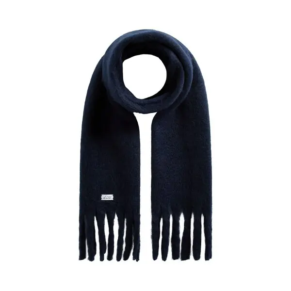 Kith Chunky Tassel Mohair Scarf 'nocturnal
