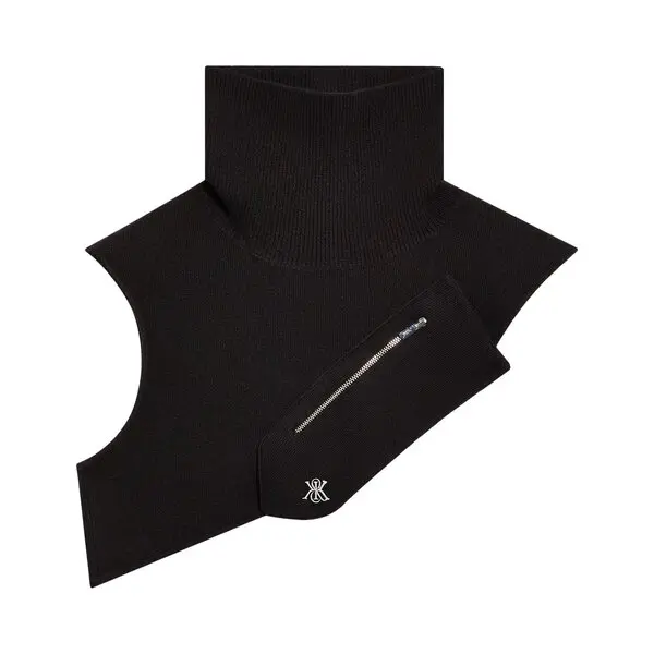 Kith Soft Rib Knit Crossbody Neck Warmer