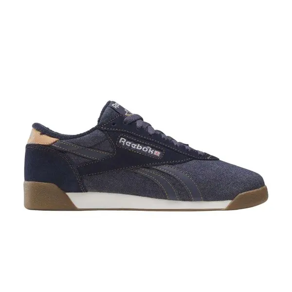 REEBOK Wmns Freestyle Lo 'darkindigo Chalk Gum - Blue