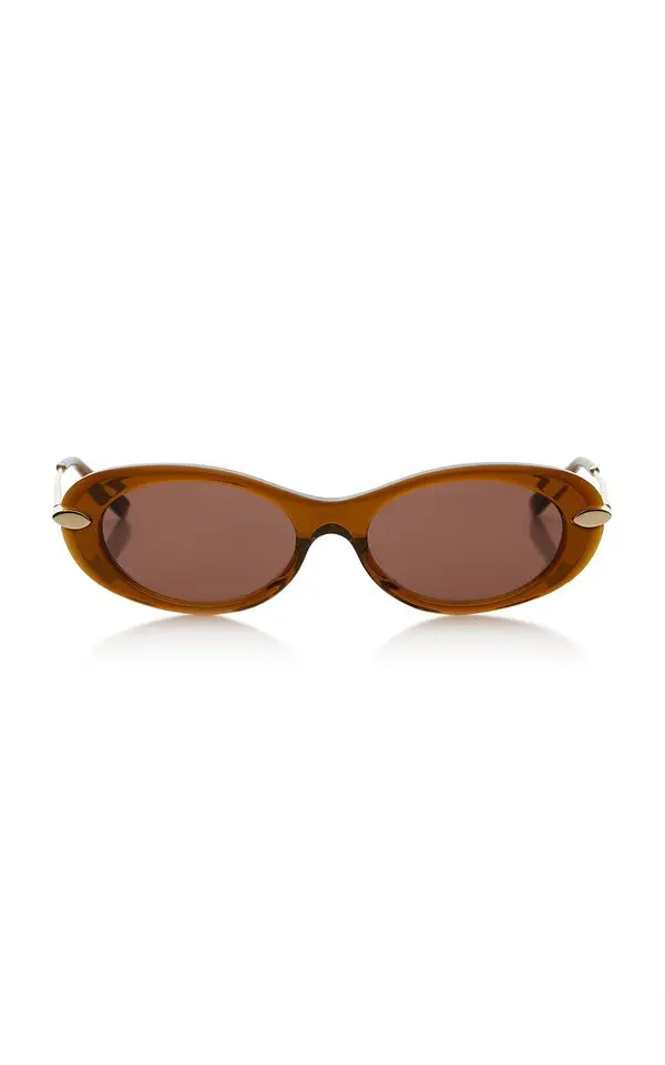 Givenchy Bold Oval-frame Acetate Sunglasses