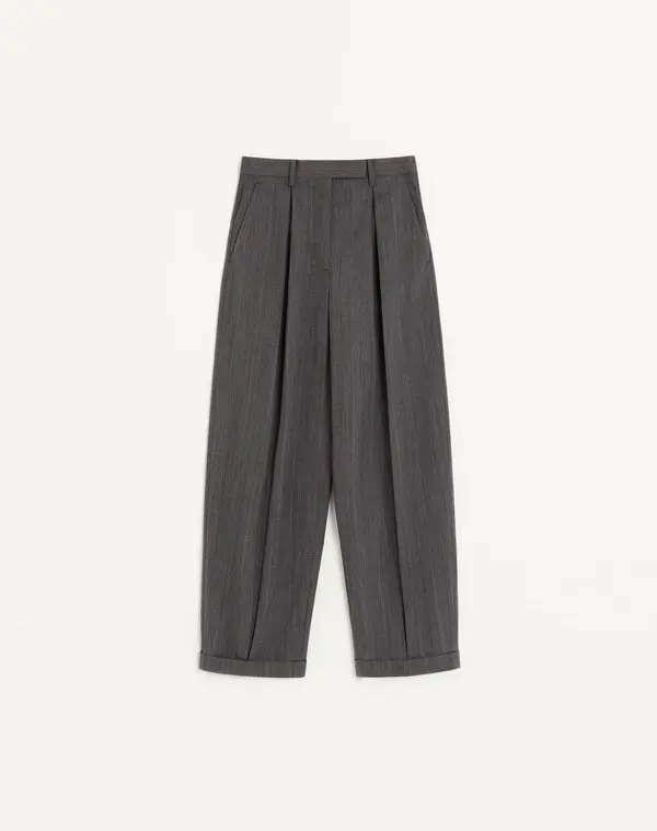 Valentino Garavani Trousers In Multicolour Pinstripe