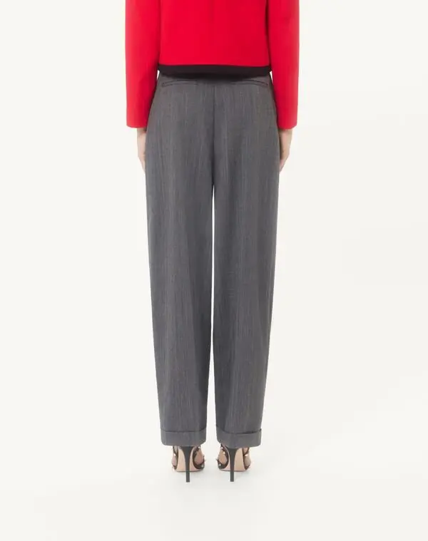 Valentino Garavani Trousers In Multicolour Pinstripe