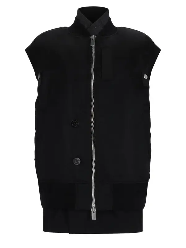 Sacai Smanicato In Twill Di Nylon