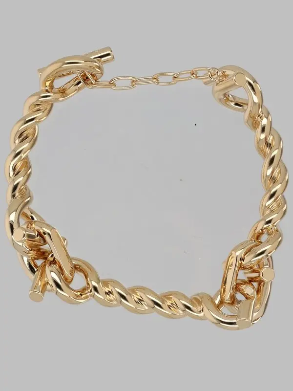FERRAGAMO Bracciale Intrecciato "gancini