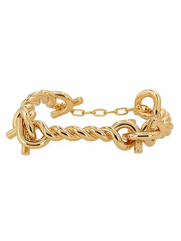 FERRAGAMO Bracciale Intrecciato "gancini