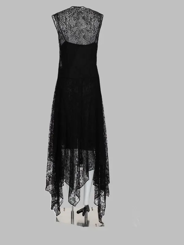 Fendi Abito Midi In Pizzo Flowers E Bacche
