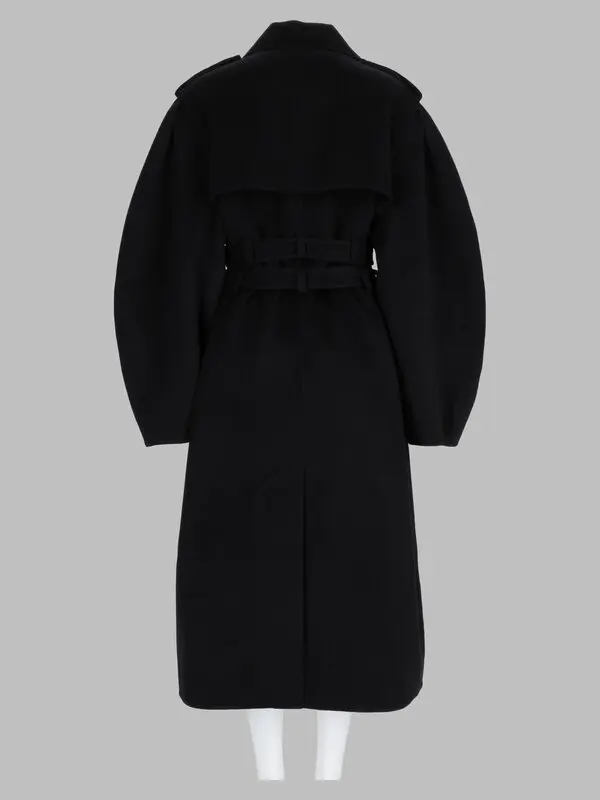 GANNI Cappotto In Lana Misto Cashmere