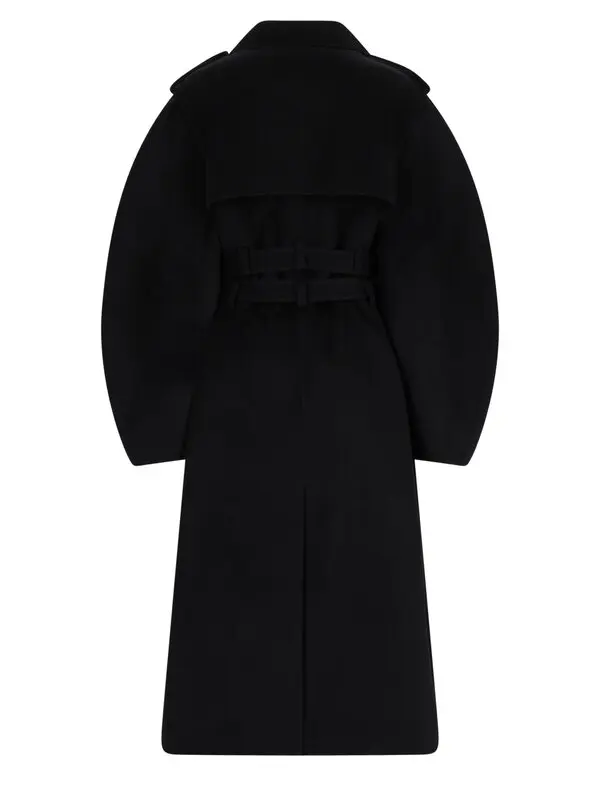 GANNI Cappotto In Lana Misto Cashmere