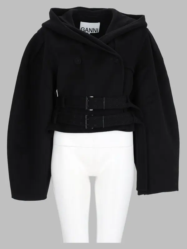 GANNI Giacca In Lana E Cashmere