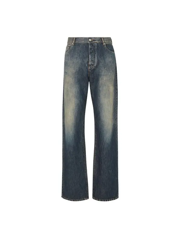 Fendi S Faded Regular Denim Jeans