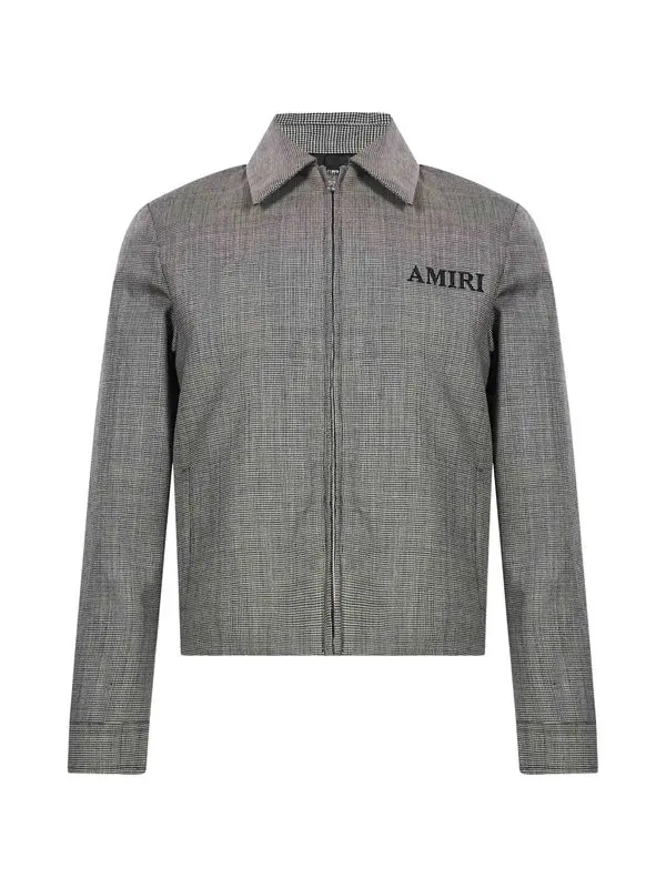 Amiri Houndstooth Blouson Jacket