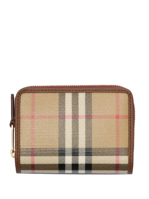 Burberry Zip Compact Wallet For - Archbeige