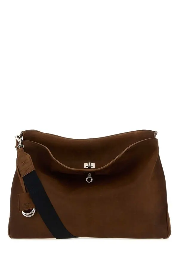Balenciaga Leather Rodeo Messenger Shopping Handbag