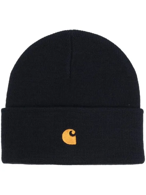Carhartt Work In Progress Chase" Acrylic Beanie - Darknavygo
