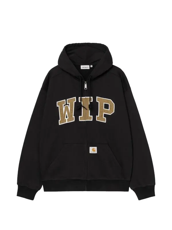 Carhartt Work In Progress Logo-applique Zip-up Hoodie